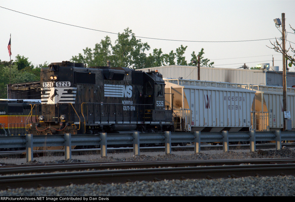 NS GP38-2 5226 leads YPCA-05